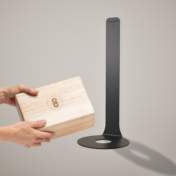 Yoke Yoga Block Wall Bracket - Black | by Mache & Yoga Design Lab